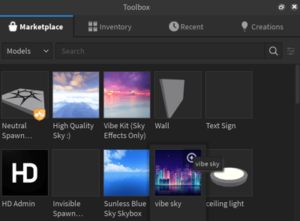 RobloxでToolBoxを利用する – Roblox開発まとめ